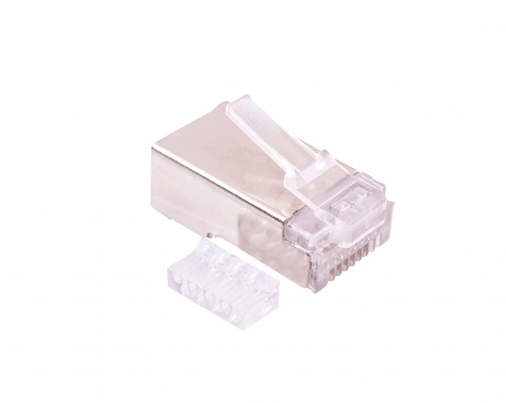 ATLANTICSWIRE CONECTOR RJ45 CAT6 MACHO FTP 2-PIEZAS 100-UNIDADES