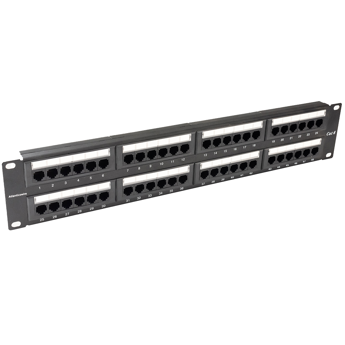 ATLANTICSWIRE PATCH PANEL CAT6 48 PUESTOS 2U