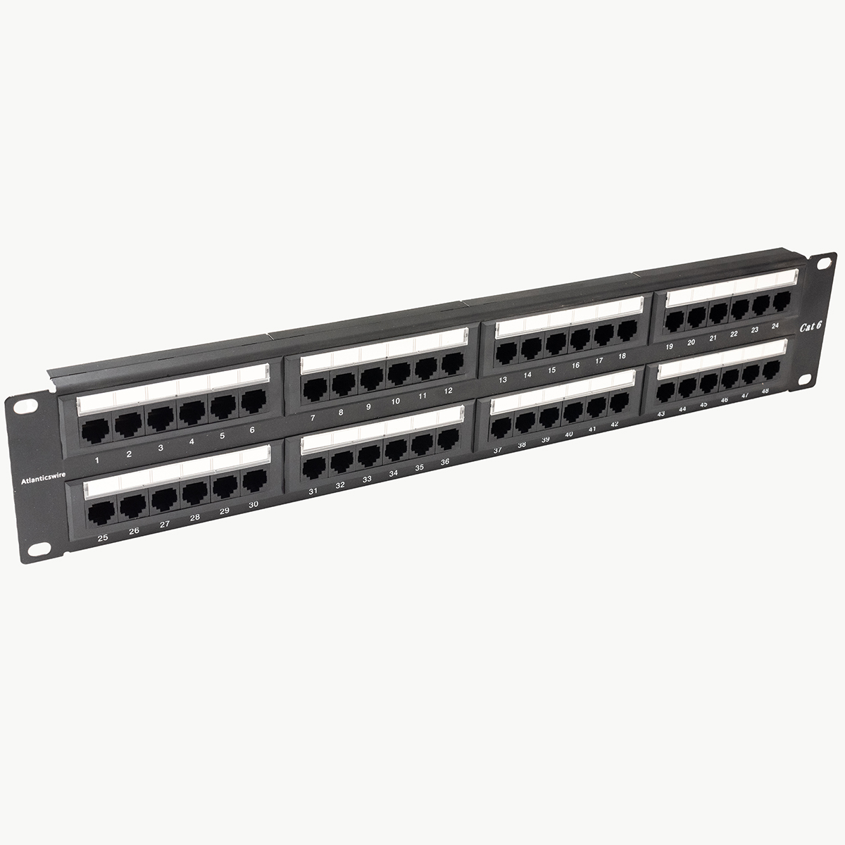 ATLANTICSWIRE PATCH PANEL CAT6 48 PUESTOS 2U